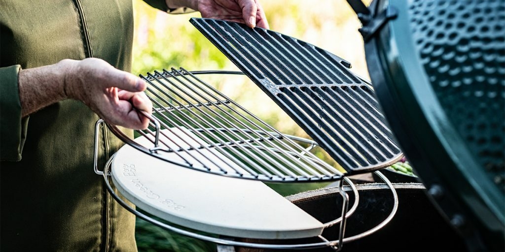 Zubehör Big Green Egg Halber Rost aus Gusseisen